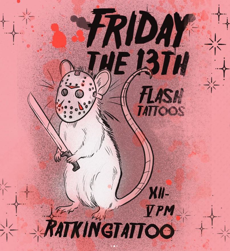 Jason Friday 13th Flash Tattoos