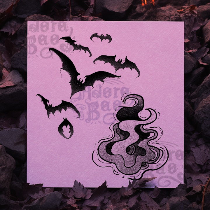 Bat Fire Flash Sheet – Adora Bao Studio